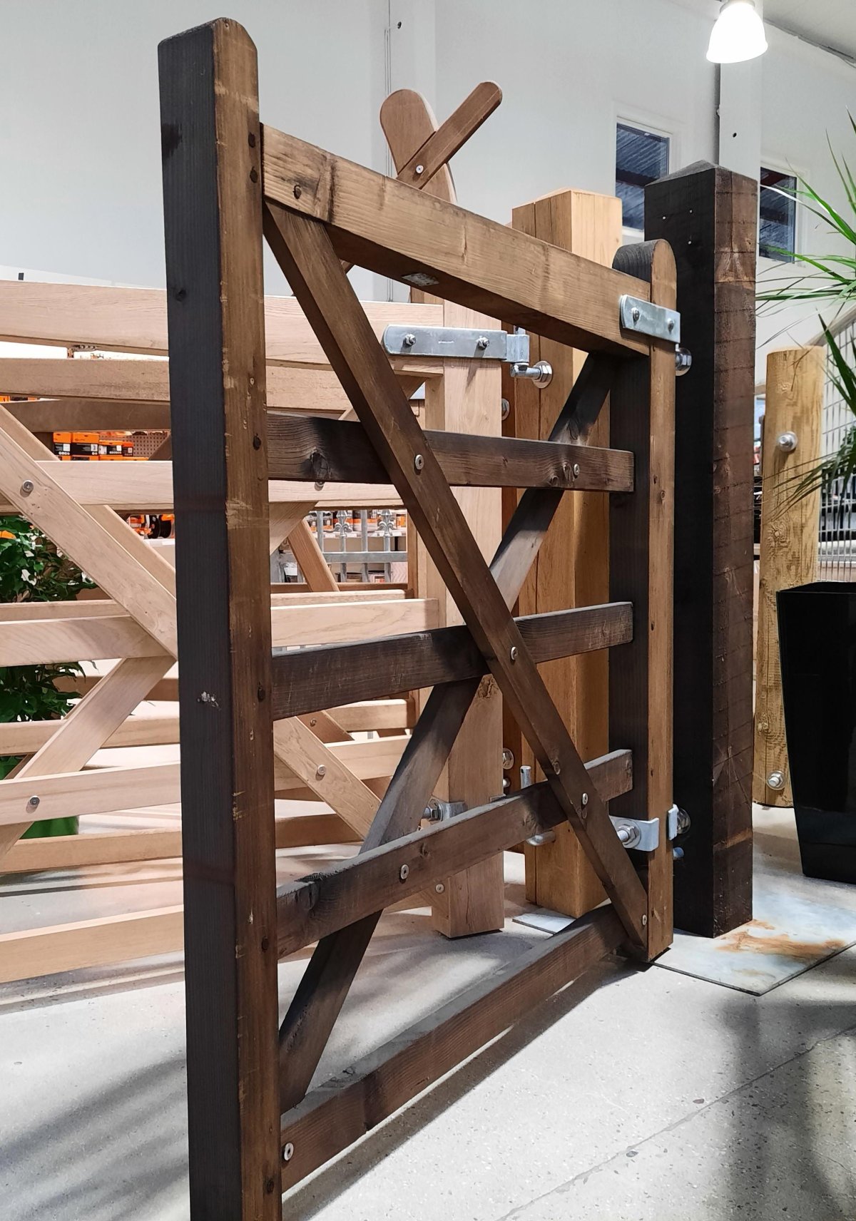 Country House trælåge, 120cm, gran, sort-brunimprægneret - Sort ...